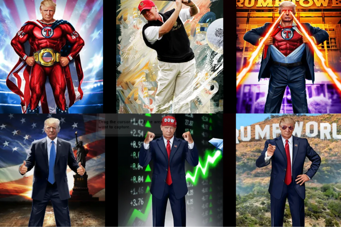 Trump as a trading card - The Punching Bag Post