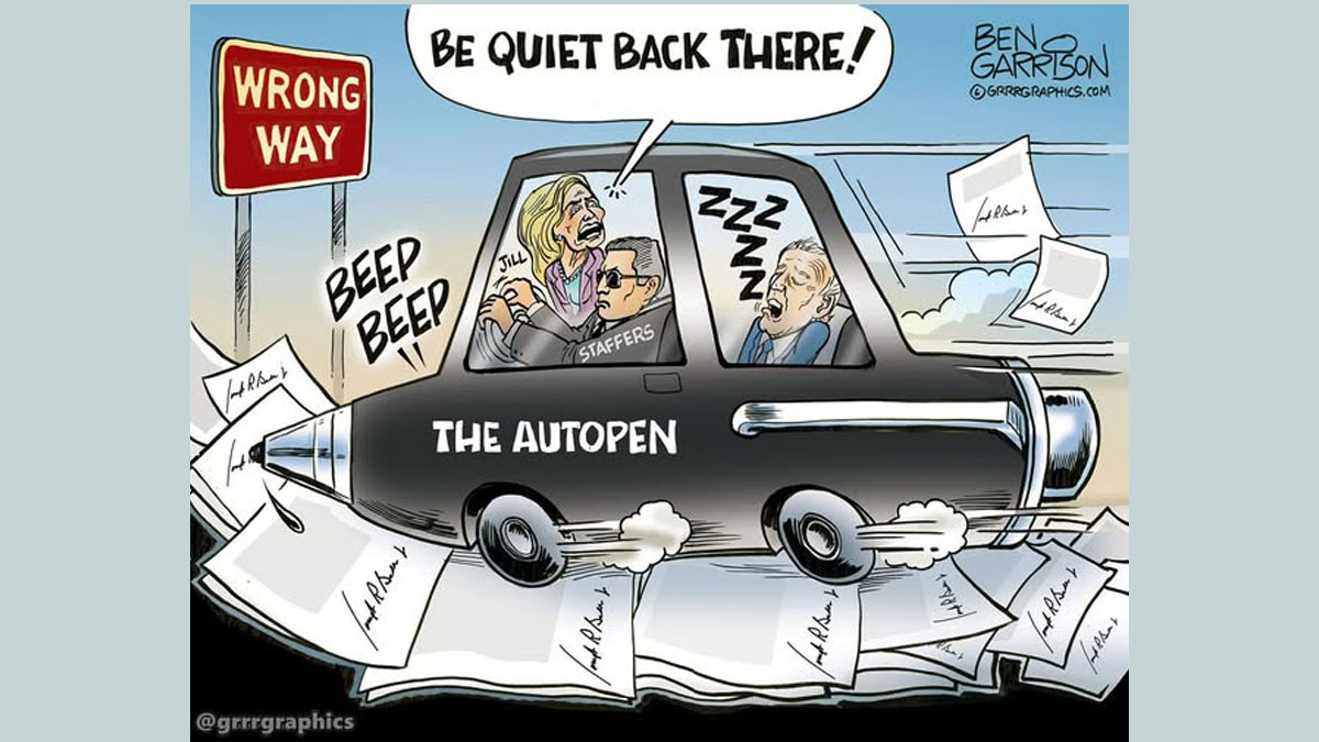 Is there a MAJOR autopen scandal brewing? - The Punching Bag Post